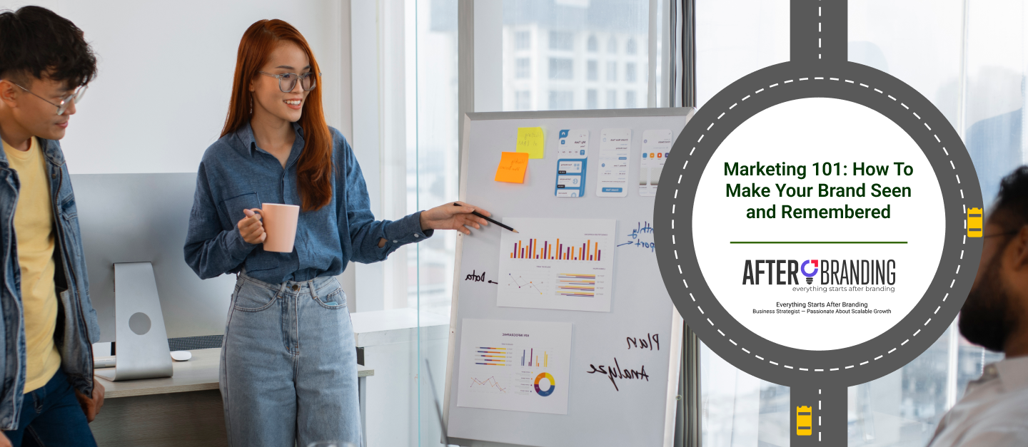 Marketing 101: How To Make Your Brand Seen and Remembered - After branding